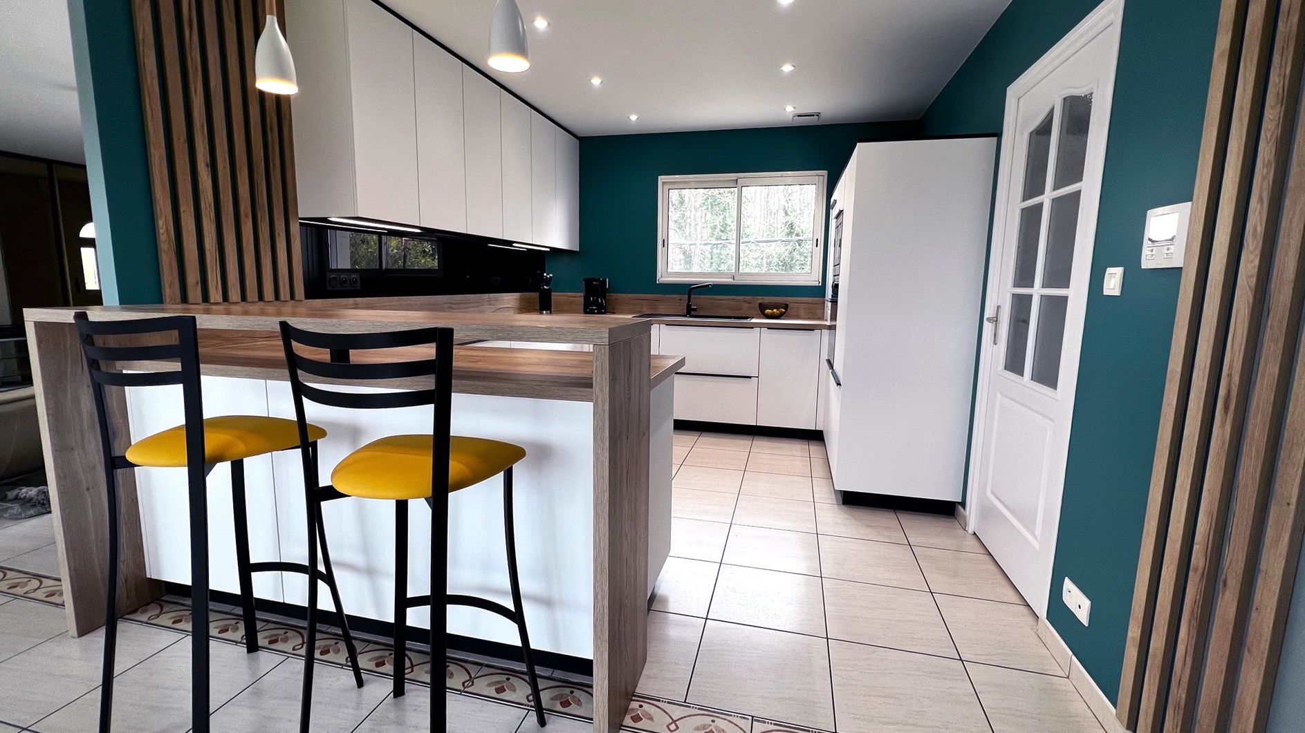 Fabrication d'une Cuisine en U avec retour